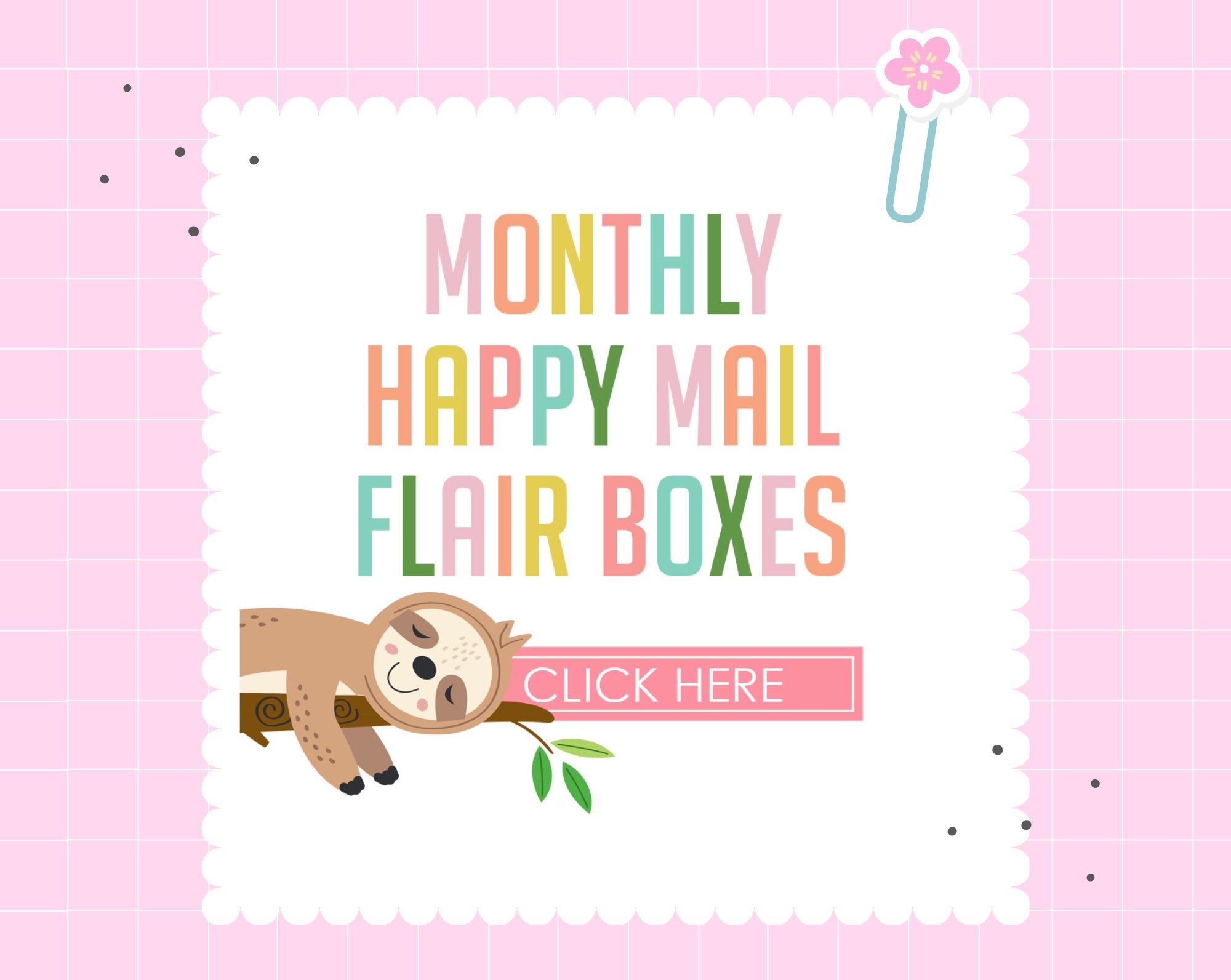 Monthly Happy Mail Boxes – ScrappinHappyStudio